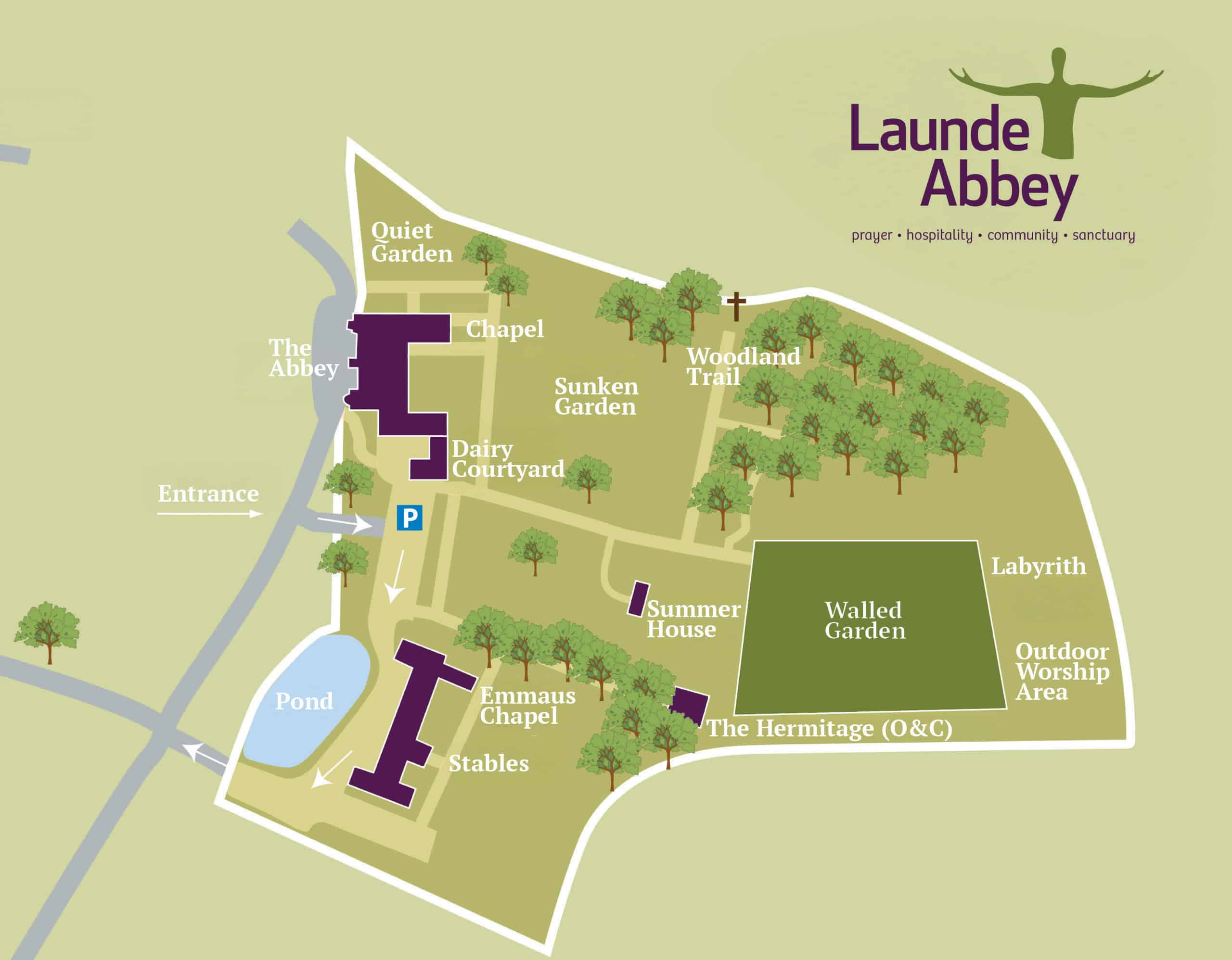 Information for Day Visitors - Launde Abbey